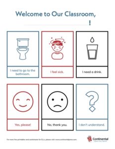 Accommodations for ELLs to Welcome Students | Continental