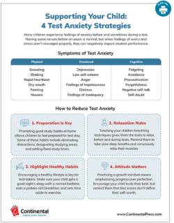 Reducing Test Anxiety in Elementary Students | Continental