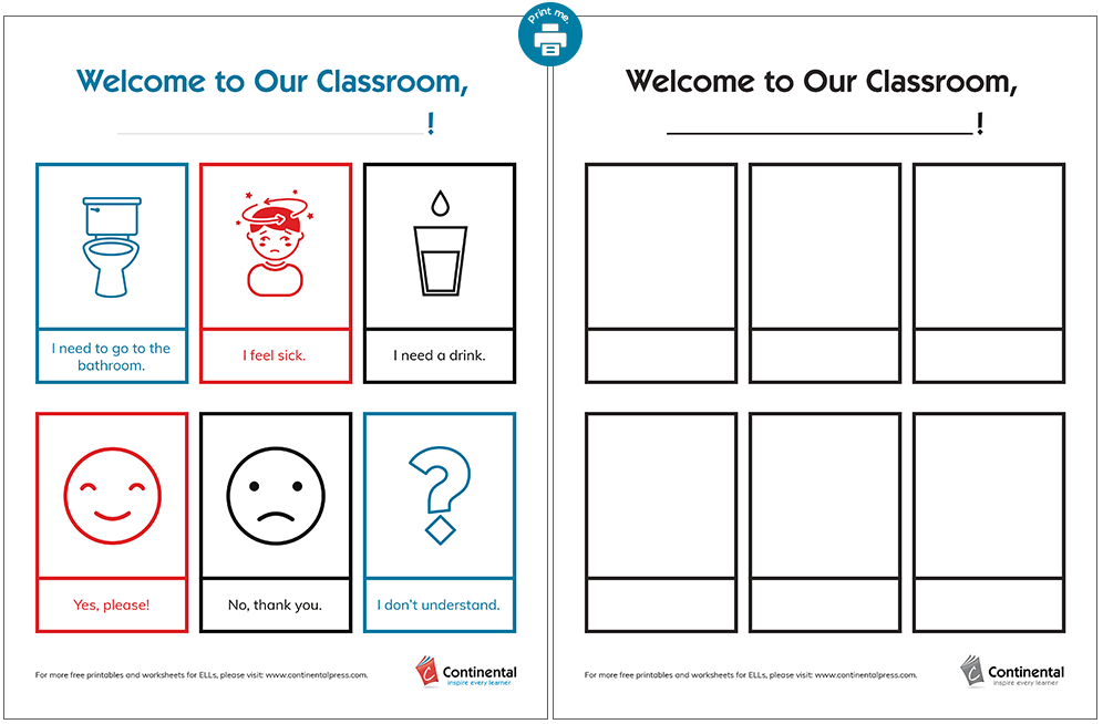Accommodations for ELLs to Welcome Students | Continental
